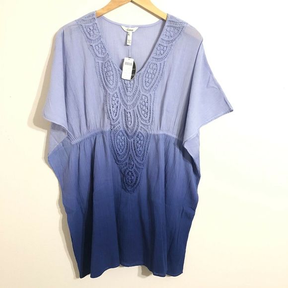 Soma | Tops | Somatunic Top Cap Sleeve Embroidered New | Poshmark